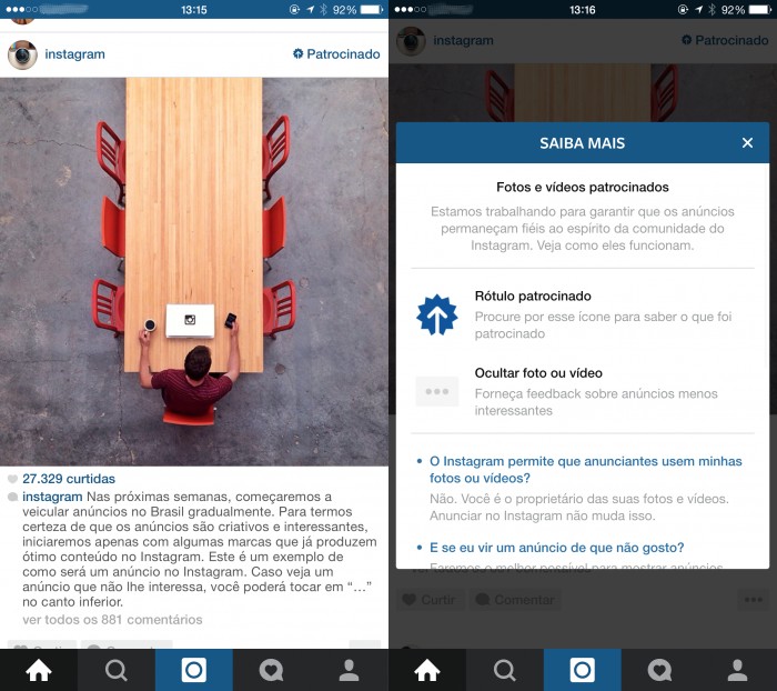 Instagram inicia propaganda em feed de usuários brasileiros ...