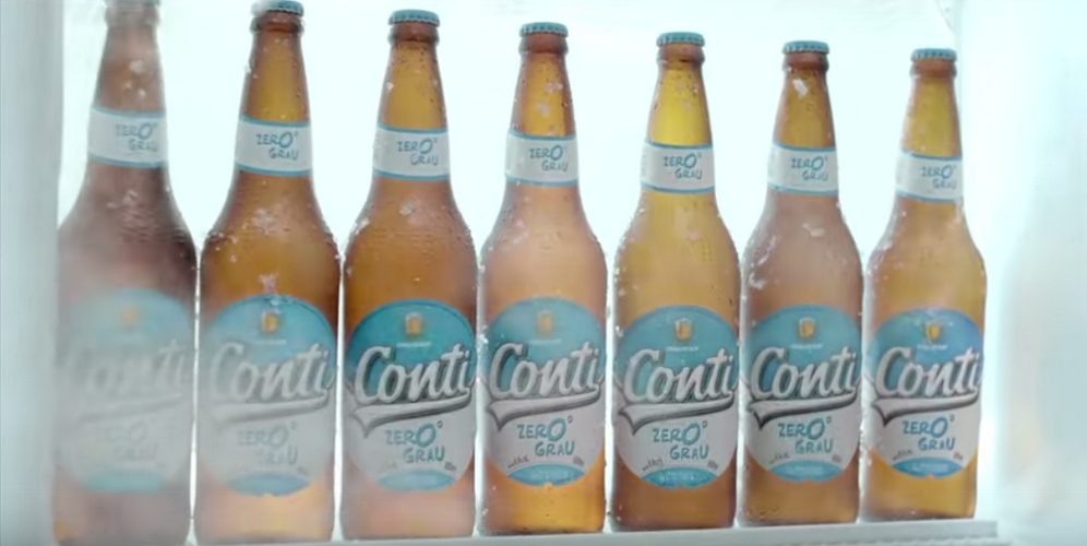 Cervejaria Conti lança Conti Zero Grau - Acontecendo Aqui