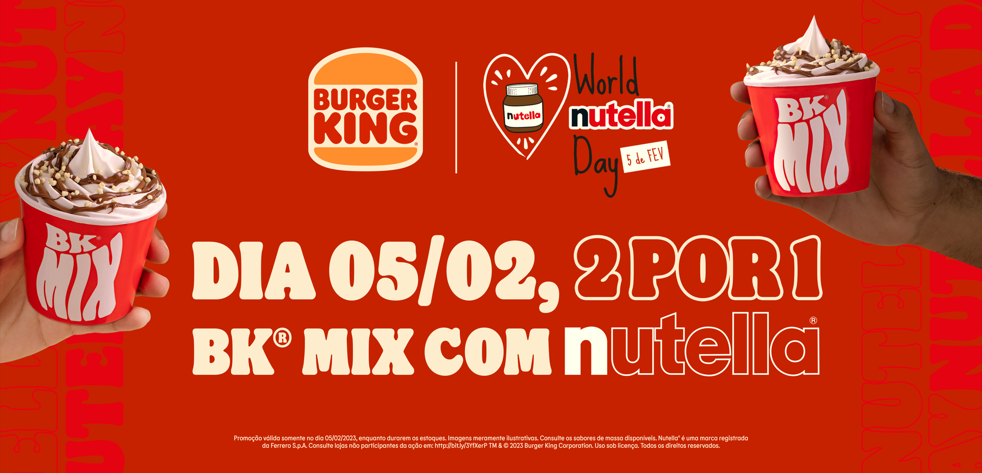Burger King oferece BK Mix de graça