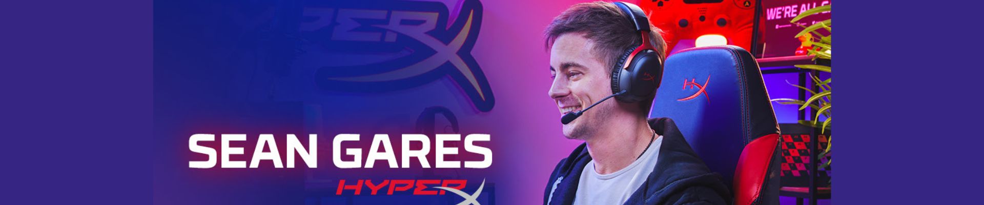 Sean Gares é anunciado como novo embaixador da HyperX
