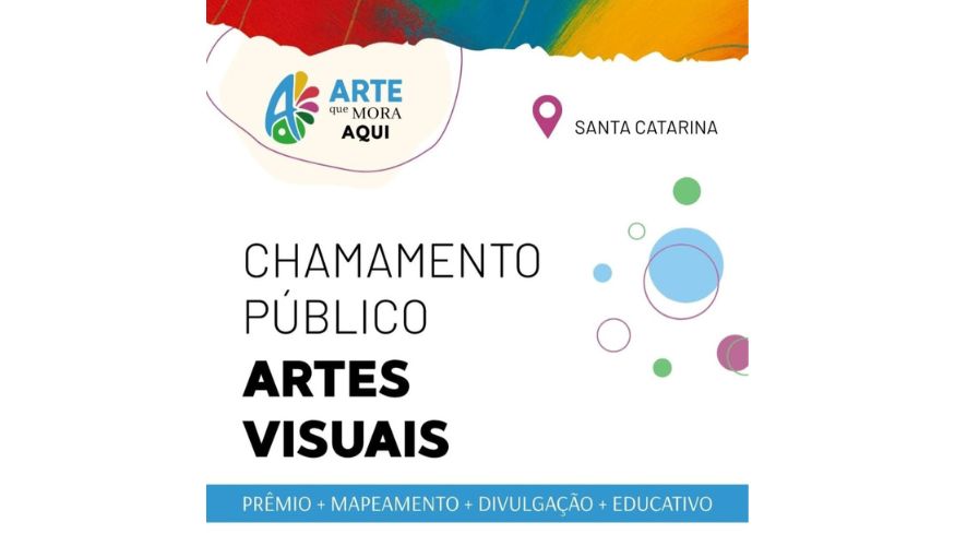 incrições no Prêmio “Arte que Mora Aqui”